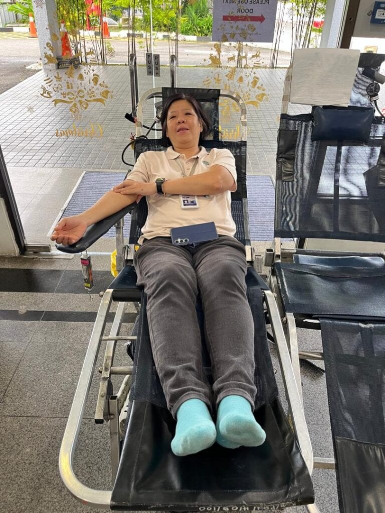Blood Donation (Mdm Wong 1) | Tamura Electronics (M) Sdn. Bhd.